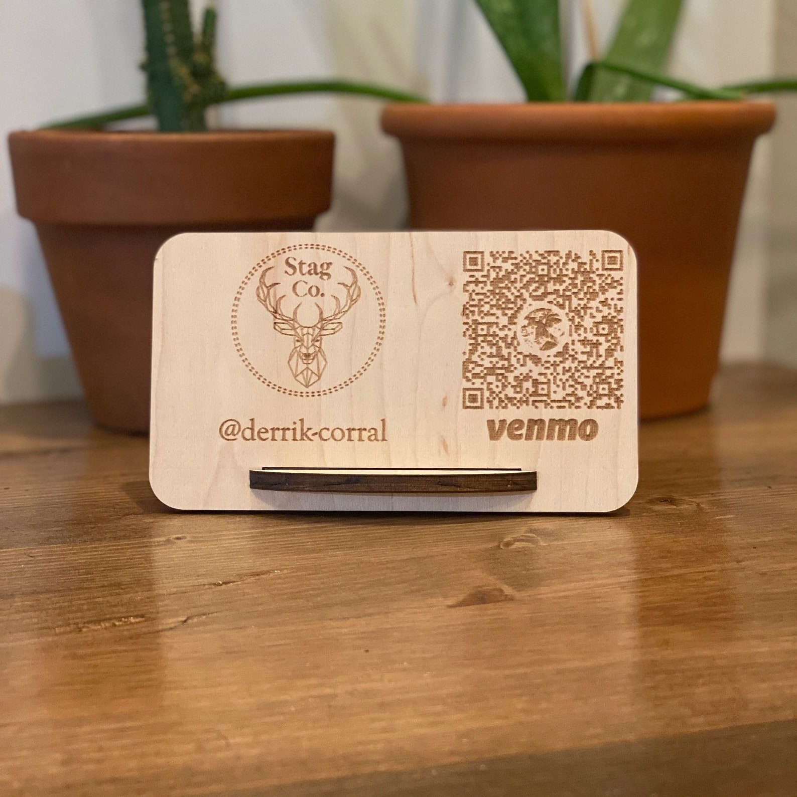 Scannable QR Code Sign - Venmo QR Sign - Bar Code Sign - Pay Here Sign ...