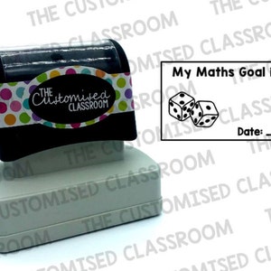 Teacher Stamp Learning Goal Stamp Set Medium 30x50mm - Etsy