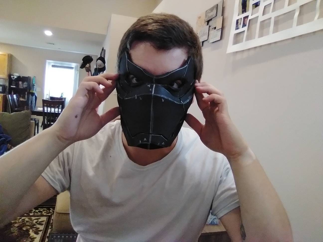 Red Hood Outlaw Mask V2 TEMPLATE - Etsy