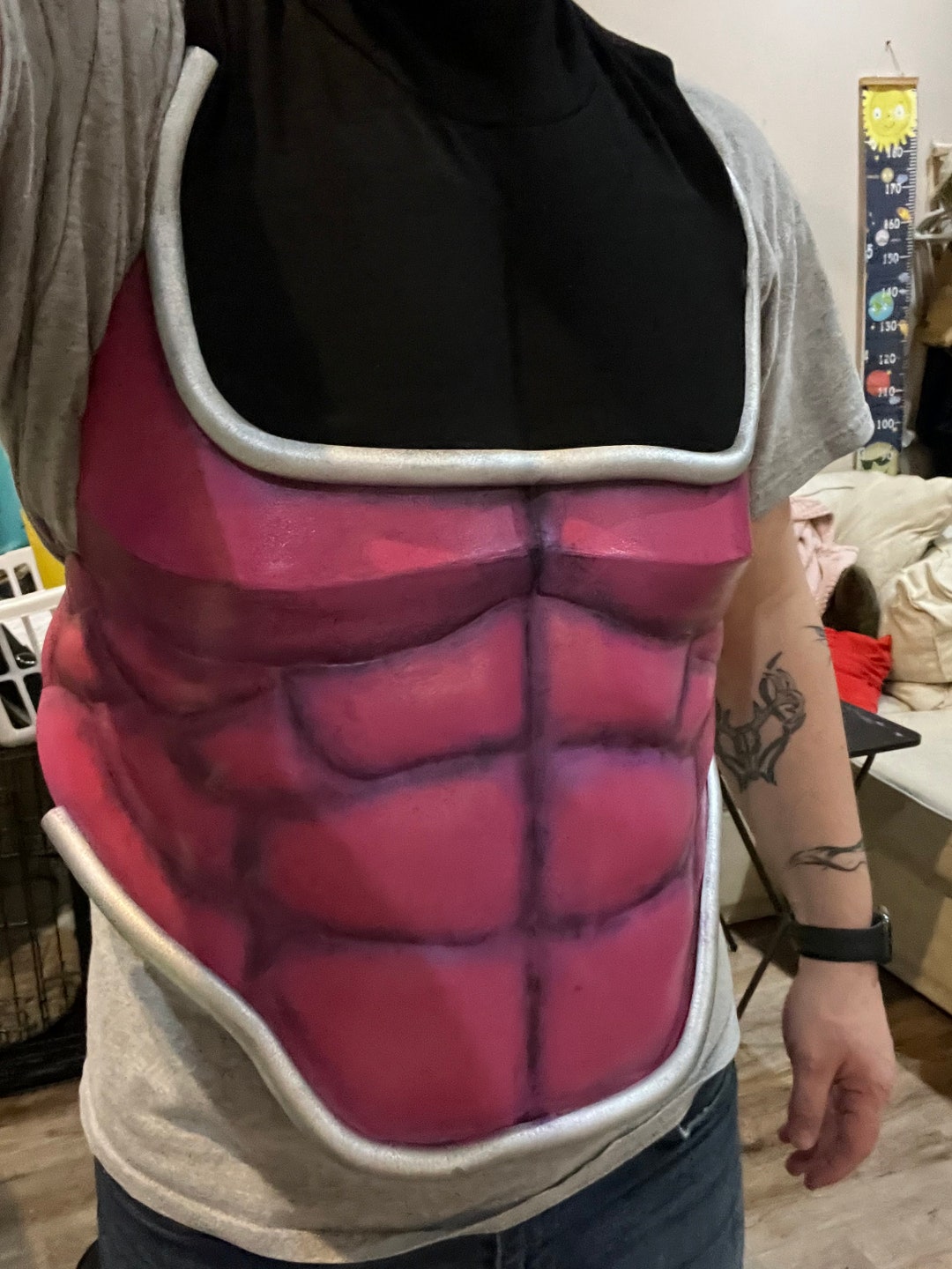 Hero Muscle Facade TEMPLATE - Etsy