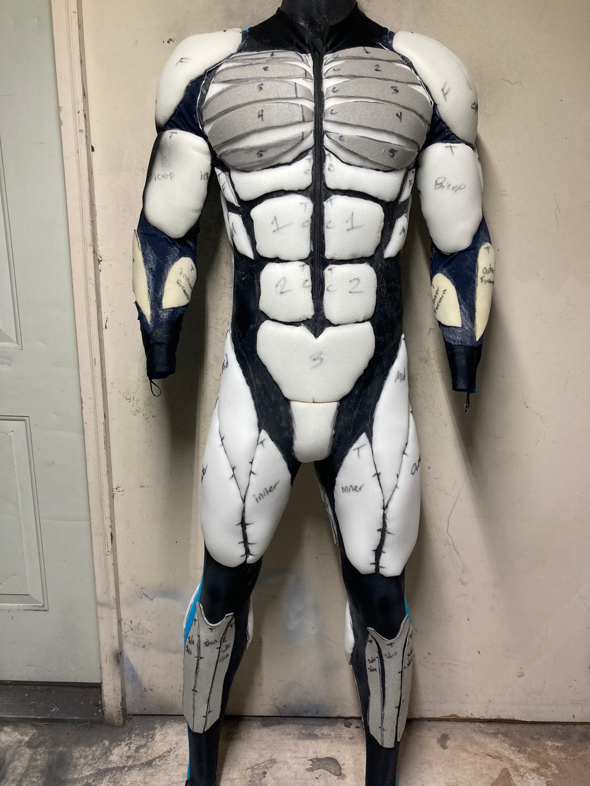 Muscle Suit Back and Legs - Etsy