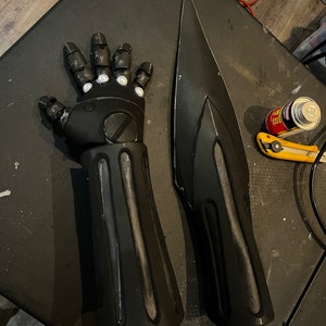 Edward Elric Automail Hand and Forearm TEMPLATE - Etsy