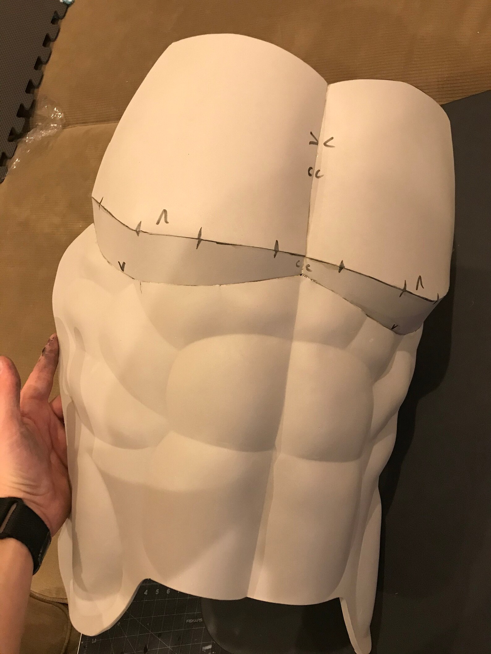 Gambit Muscle Torso TEMPLATE- DIGITAL DOWNLOAD - Etsy