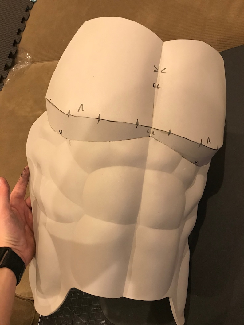 Gambit Muscle Torso TEMPLATE DIGITAL DOWNLOAD - Etsy UK