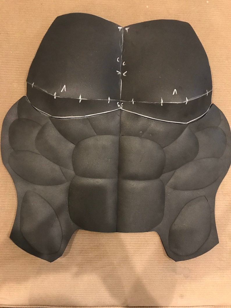 Gambit Muscle Torso TEMPLATE DIGITAL DOWNLOAD - Etsy UK