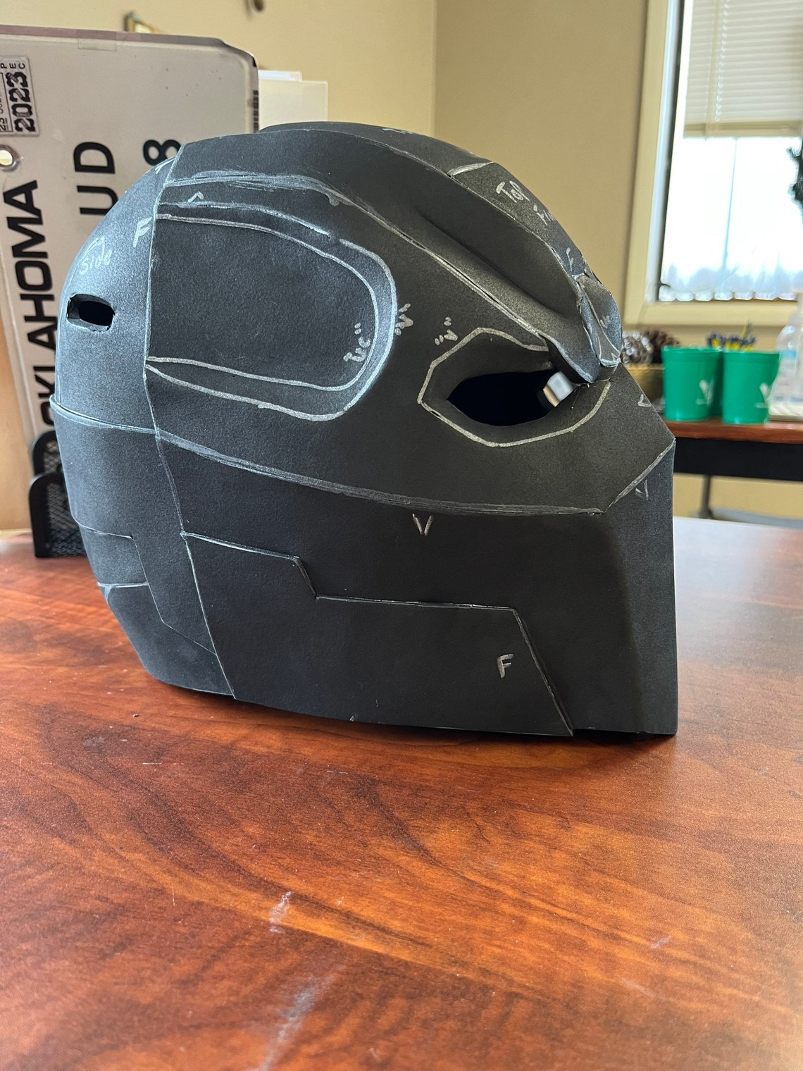 Deathstroke Helmet TEMPLATE - Etsy