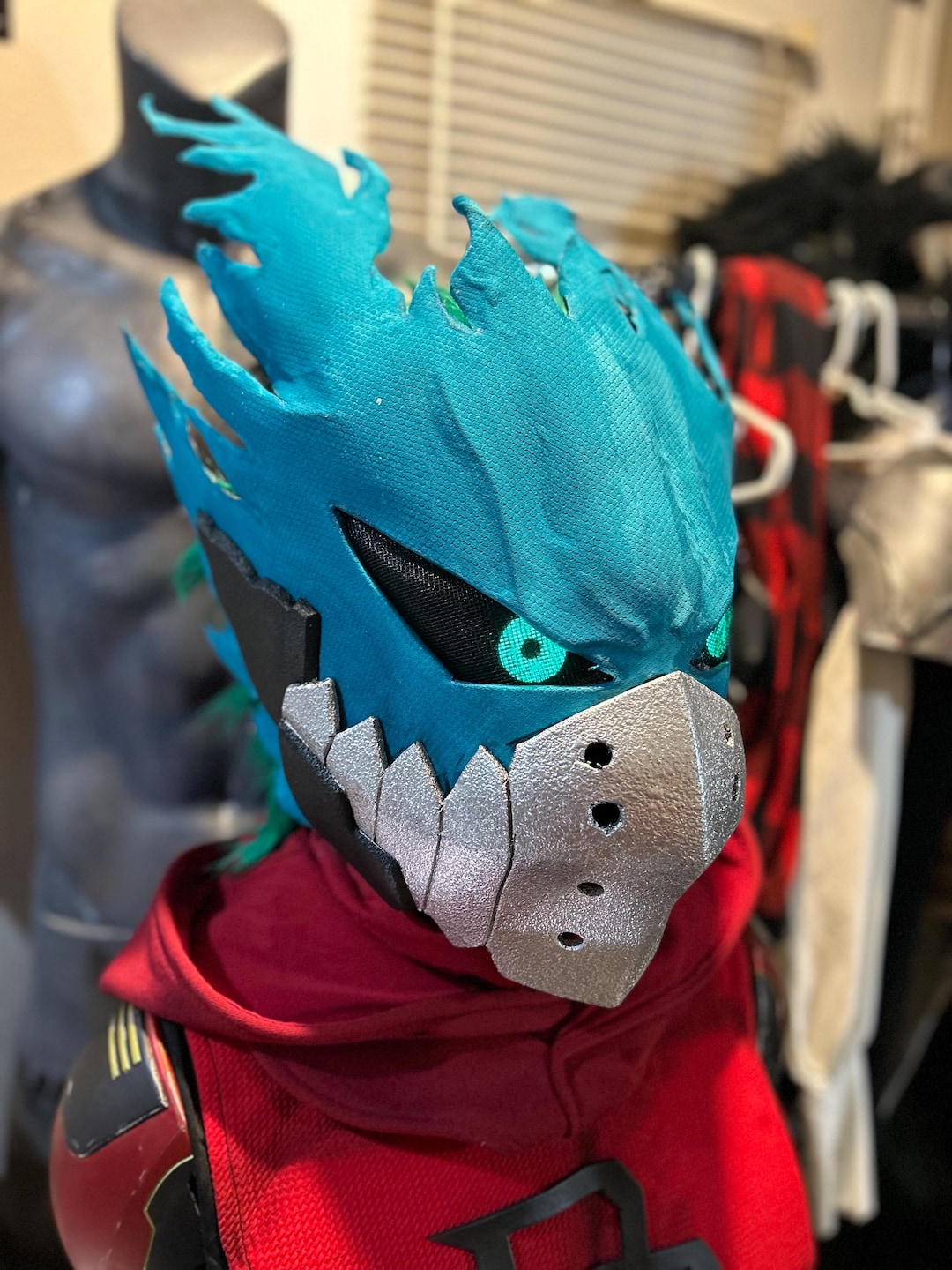 Vigilante Deku Mask TEMPLATE - Etsy