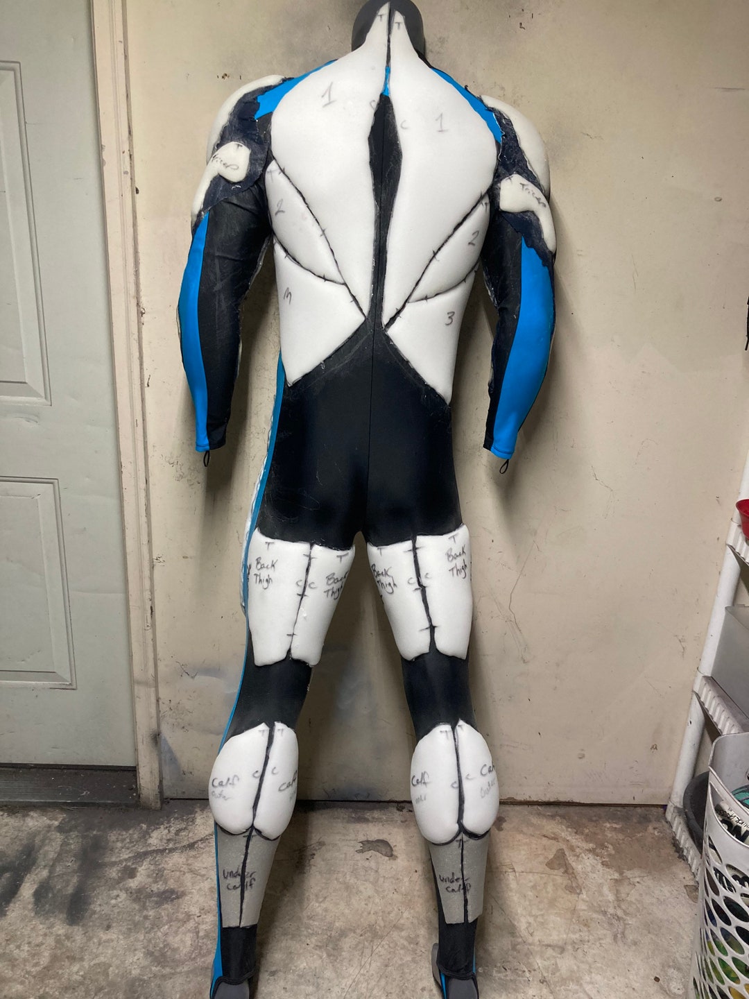 Muscle Suit Back and Legs - Etsy