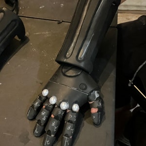 Edward Elric Automail Hand and Forearm TEMPLATE - Etsy