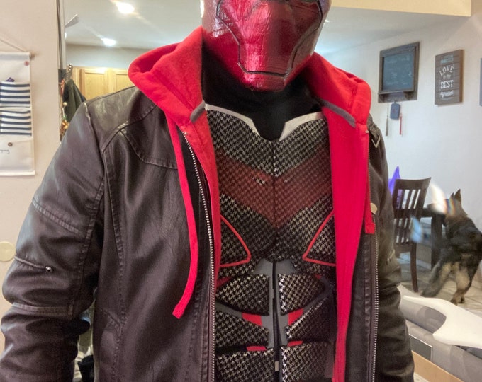 Red Hood Chest & Abs Armor - Etsy