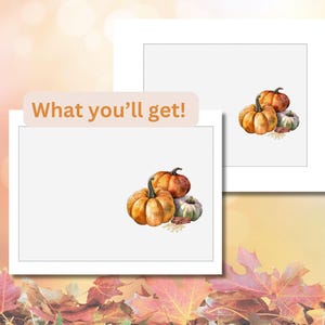 Printable Pumpkin Greeting Card Printable Autumn Spice Card for ...