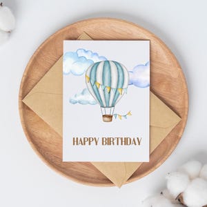 Birthday Card for Boy Printable Baby Shower Card for Baby Boy First ...