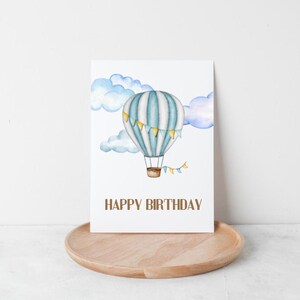 Birthday Card for Boy Printable Baby Shower Card for Baby Boy First ...