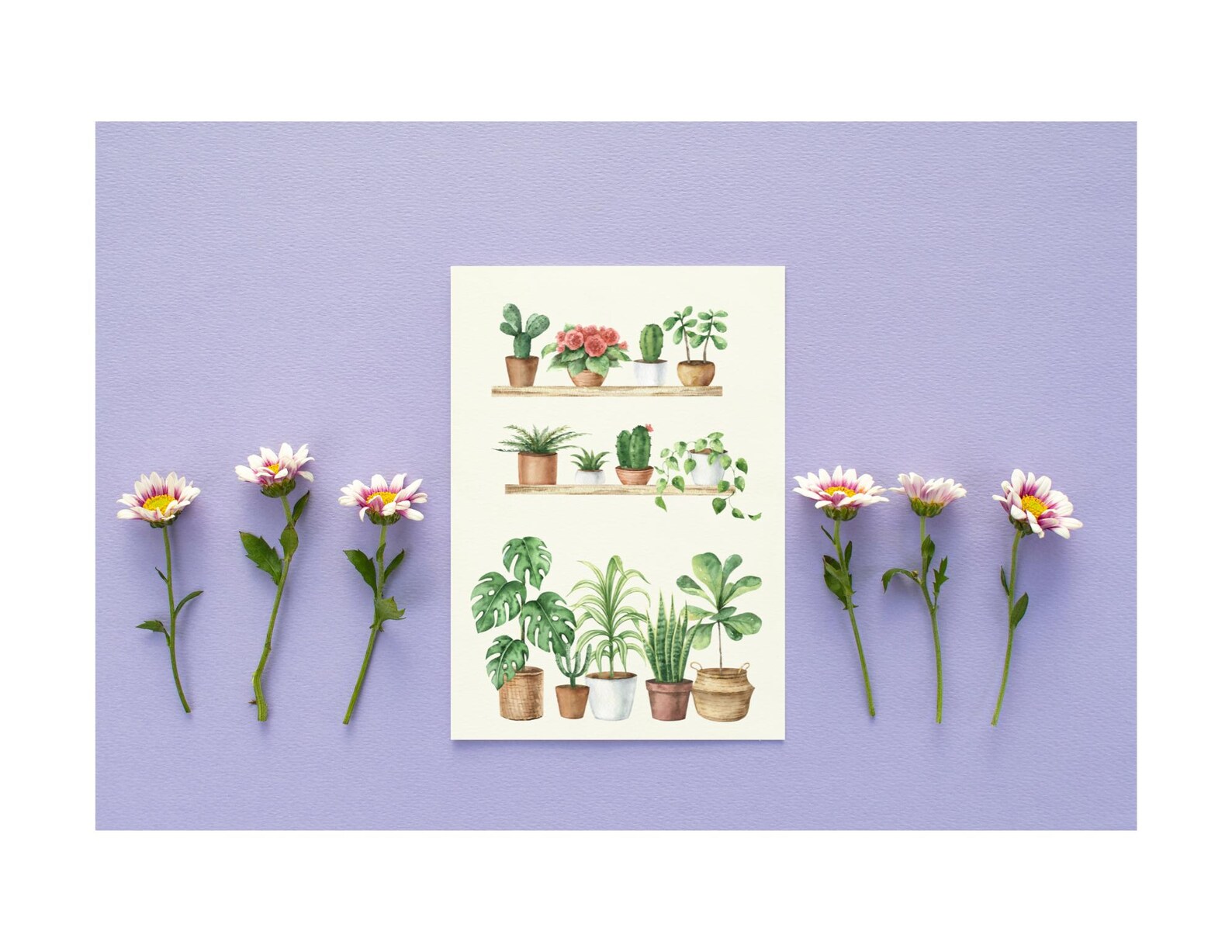Plant Lover Card Printable Houseplant Printable Greeting Card for House ...