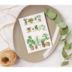 Plant Lover Card Printable Houseplant Printable Greeting Card for House ...