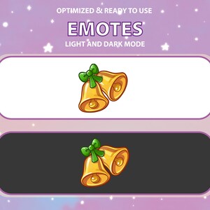 Green Bells Emote | Cute Twitch Emote Design | Twitch Discord Youtube ...