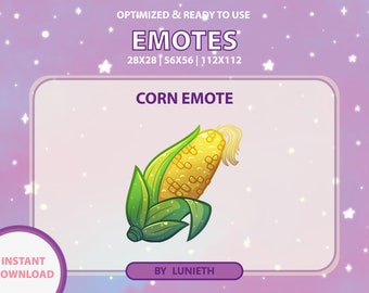 Corn Emote Discord - Etsy