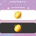 Gold Coin Emote | Cute Twitch Emote Design | Twitch Discord Youtube ...
