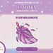 Lilac Feather Emote Cute Twitch Emote Design Twitch Discord Youtube ...