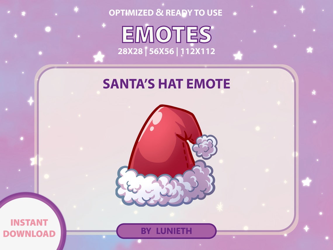 Red Hat Emote | Cute Twitch Emote Design | Twitch Discord Youtube ...