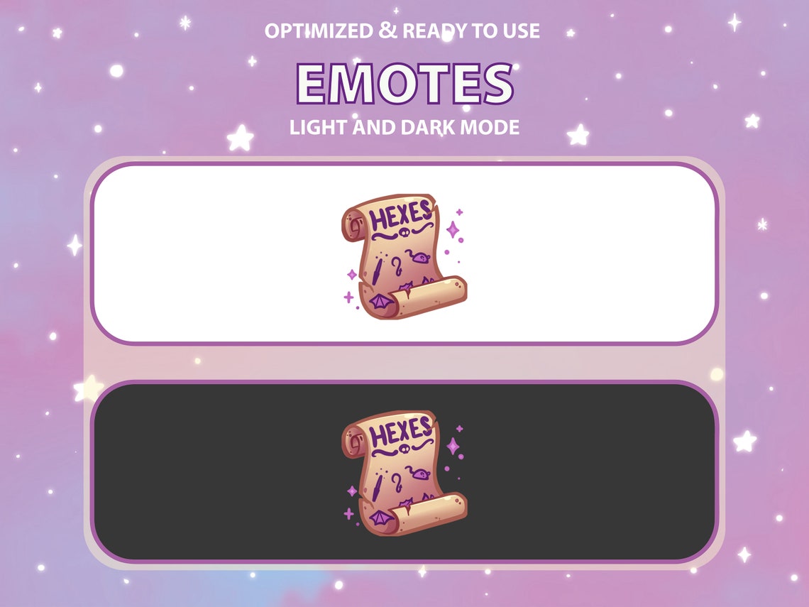 Parchment Scroll Emote | Cute Twitch Emote Design | Twitch Discord ...