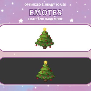 Christmas Tree Emote | Cute Twitch Emote Design | Twitch Discord ...