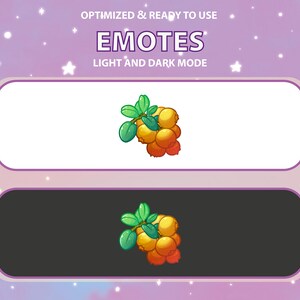 Berry Emote | Cute Twitch Emote Design | Twitch Discord Youtube ...