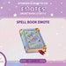 Spell Book Emote | Cute Twitch Emote Design | Twitch Discord Youtube ...