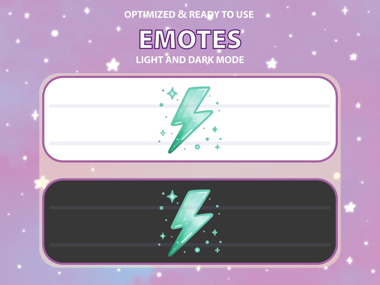 Green Lightning Bolt Twitch Emote Cute Twitch Emote Design Twitch ...