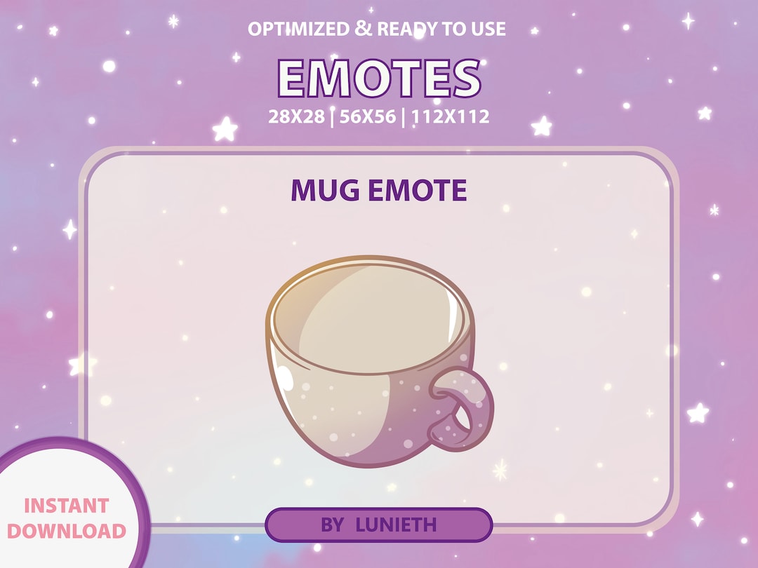 Empty Mug Emote | Twitch Emote | Youtube Twitch Discord | Channel ...