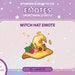 Witch Hat Emote | Cute Twitch Emote Design | Twitch Discord Youtube ...
