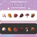 Fall Emote Set | Cute Twitch Emote Design | Twitch Discord Youtube ...