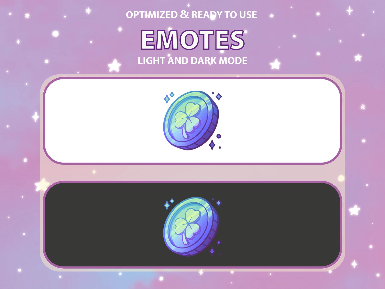 Lucky Coin Emote Cute Twitch Emote Design Twitch Discord Youtube ...