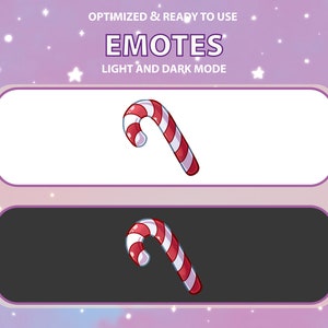 Candy Cane Emote | Twitch Emote Design | Twitch Discord Youtube ...