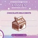Chocolate Milk Box Emote | Cute Twitch Emote Design | Twitch Discord ...