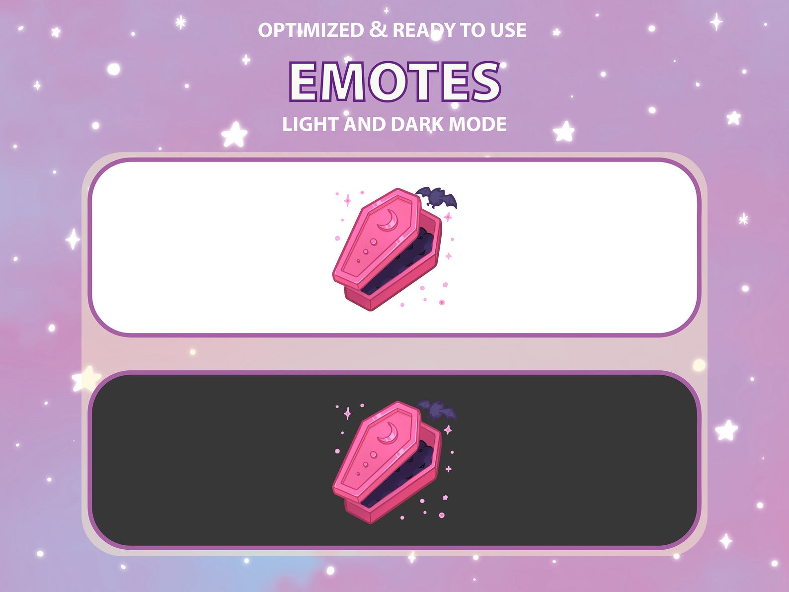 Pink Coffin Emote Cute Twitch Emote Design Twitch Discord - Etsy