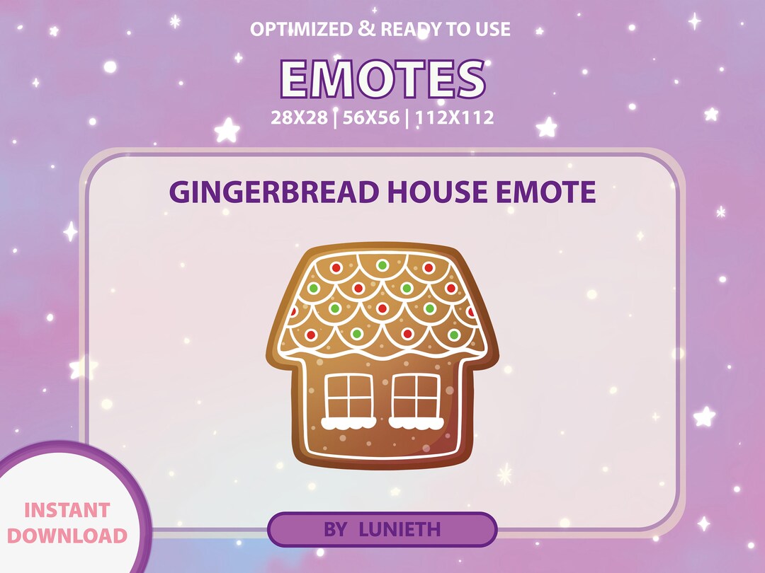 Gingerbread Emote | Twitch Emote | Youtube Twitch Discord | Channel ...