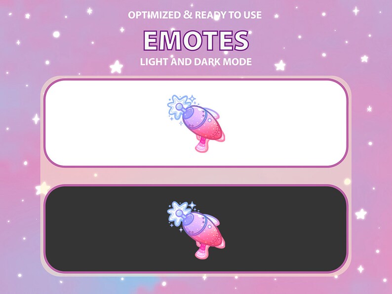 Pastel Laser Gun Emote Cute Twitch Emote Design Twitch Discord Youtube ...