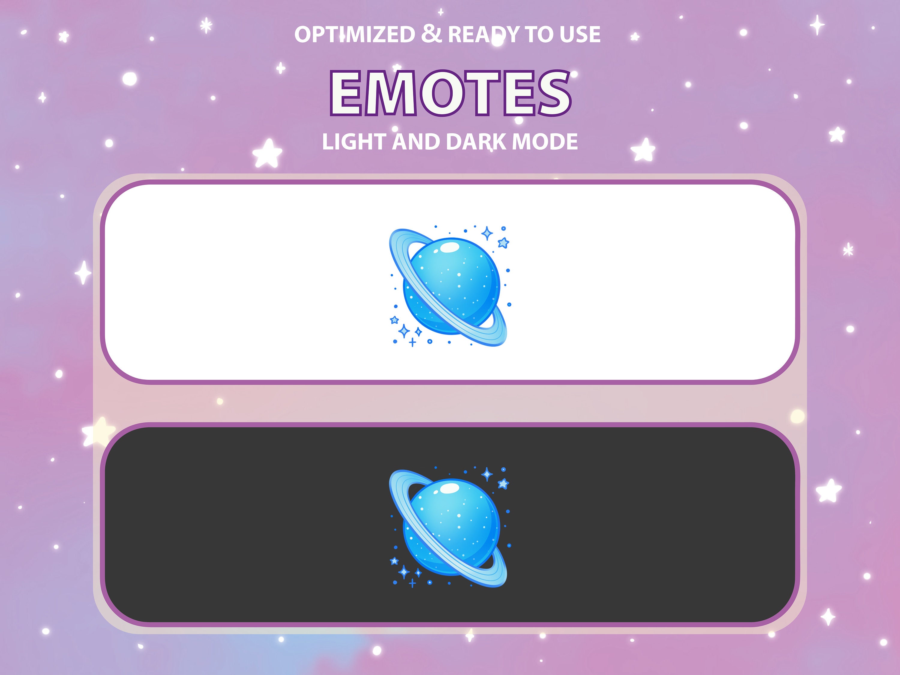 Blue Planet Emote | Cute Twitch Emote Design | Twitch Discord Youtube ...