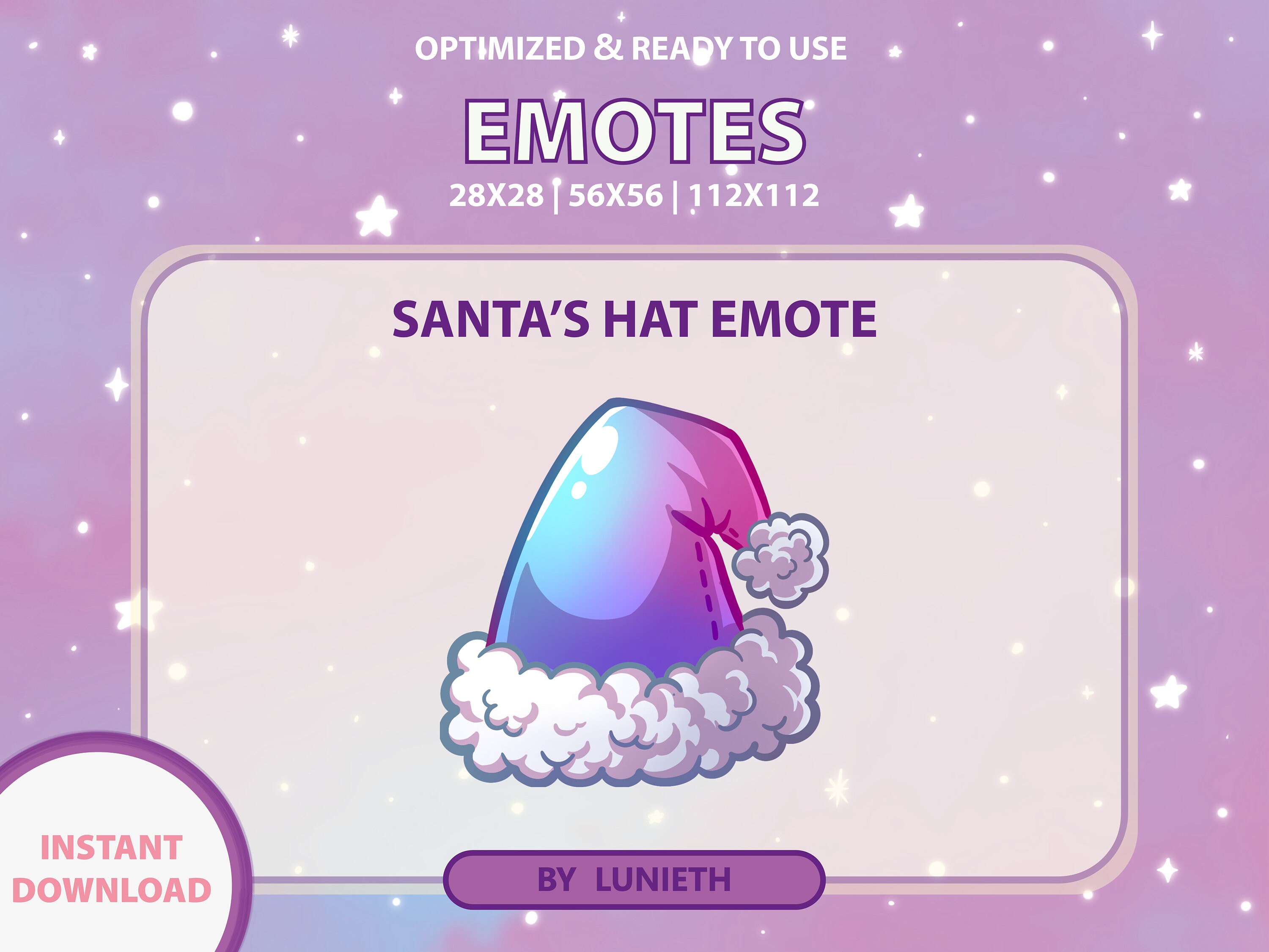 Hat Emote Cute Twitch Emote Design Twitch Discord Youtube - Etsy