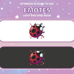 Ladybug Emote | Cute Twitch Emote Design | Twitch Discord Youtube ...