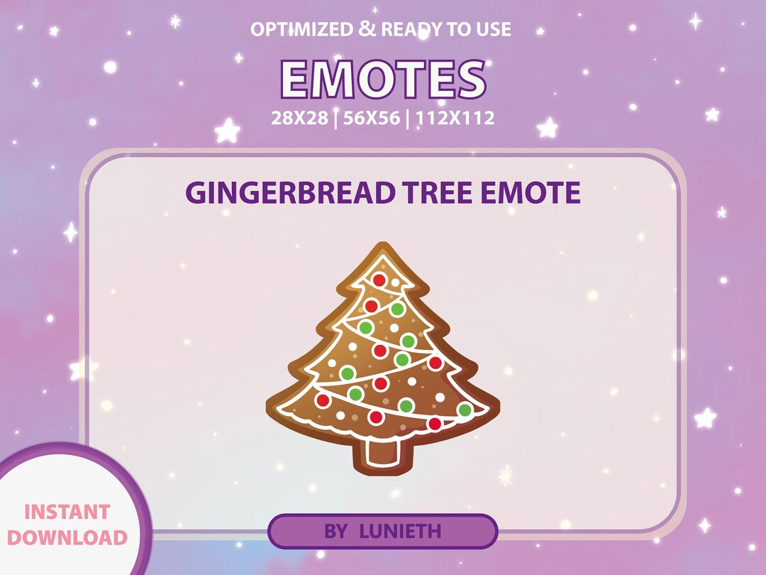 Gingerbread Emote | Twitch Emote | Youtube Twitch Discord | Channel ...