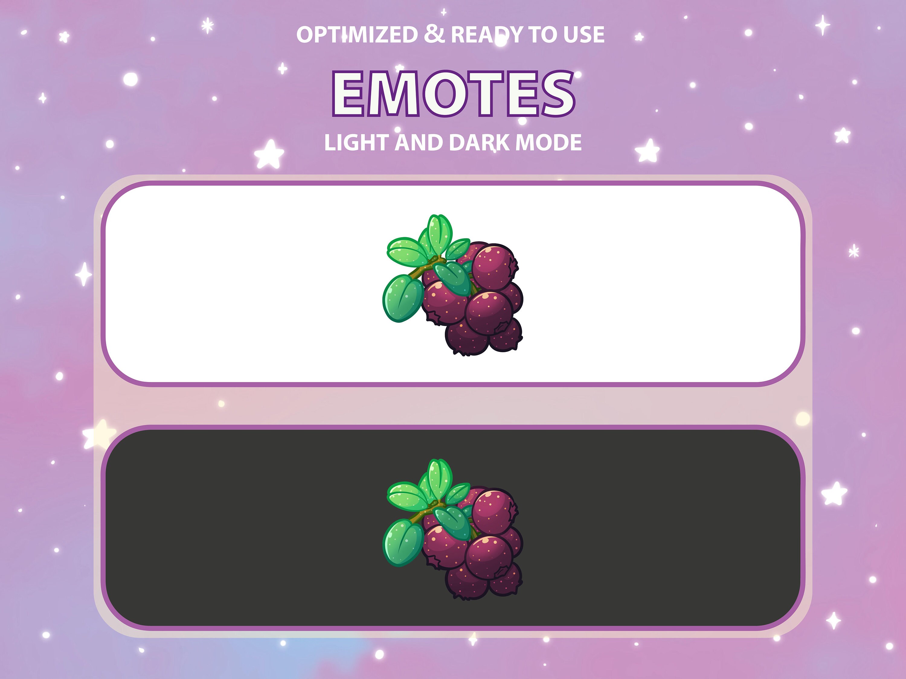 Berry Emote Cute Twitch Emote Design Twitch Discord Youtube Channel ...