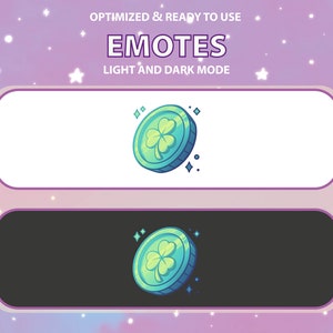 Teal Coin Emote | Cute Twitch Emote Design | Twitch Discord Youtube ...