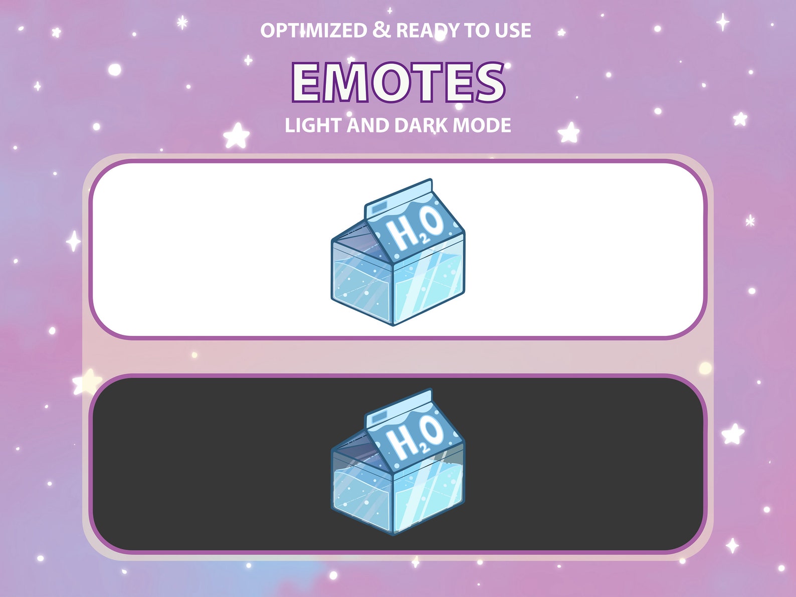 Water Bottle Emote Cute Twitch Emote Design Twitch Discord - Etsy