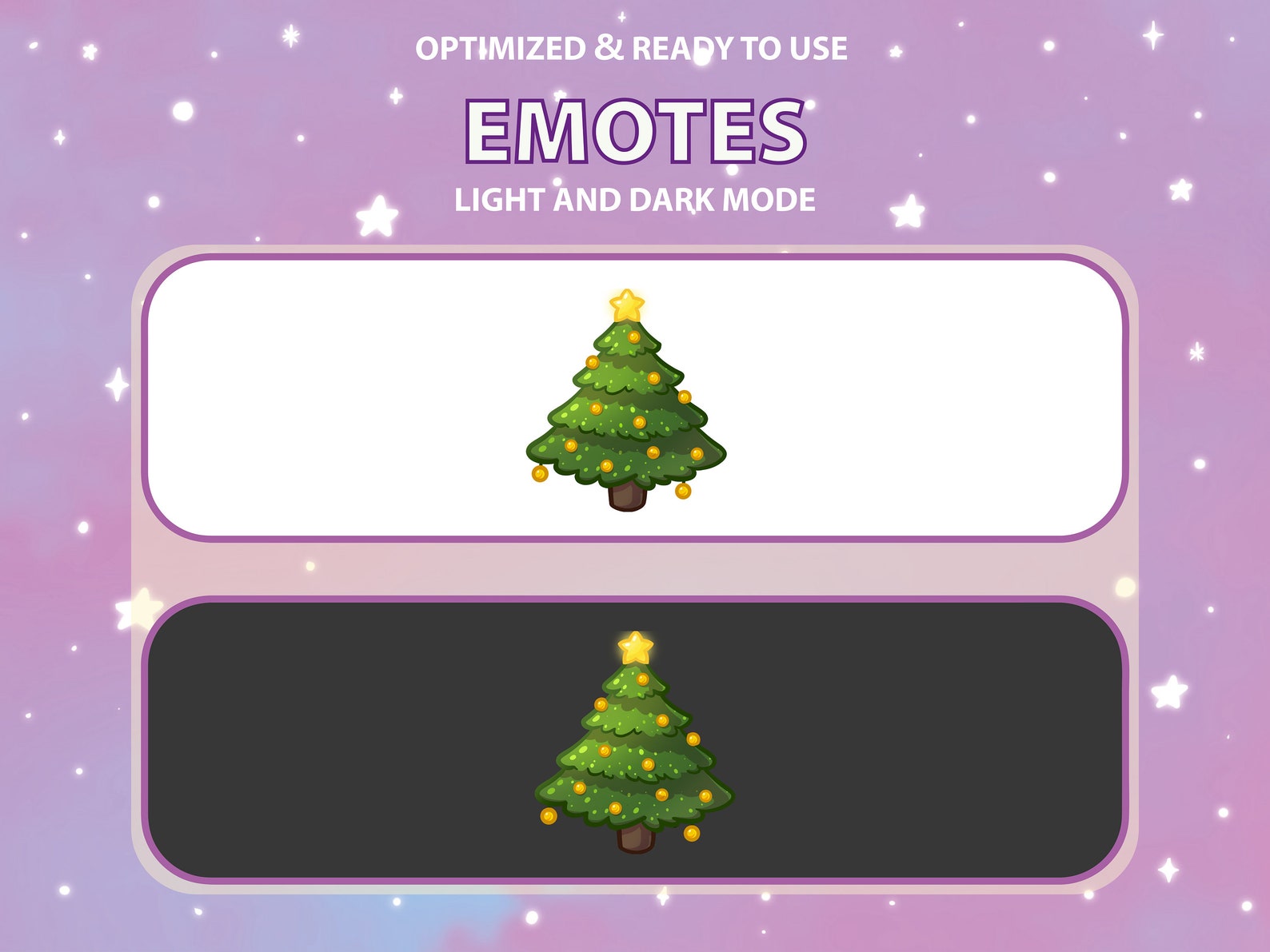 Christmas Tree Emote Cute Twitch Emote Design Twitch Discord Youtube ...
