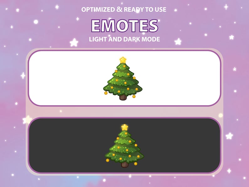 Christmas Tree Emote Cute Twitch Emote Design Twitch Discord Youtube ...