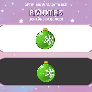 Green Bauble Emote | Cute Twitch Emote Design | Twitch Discord Youtube ...