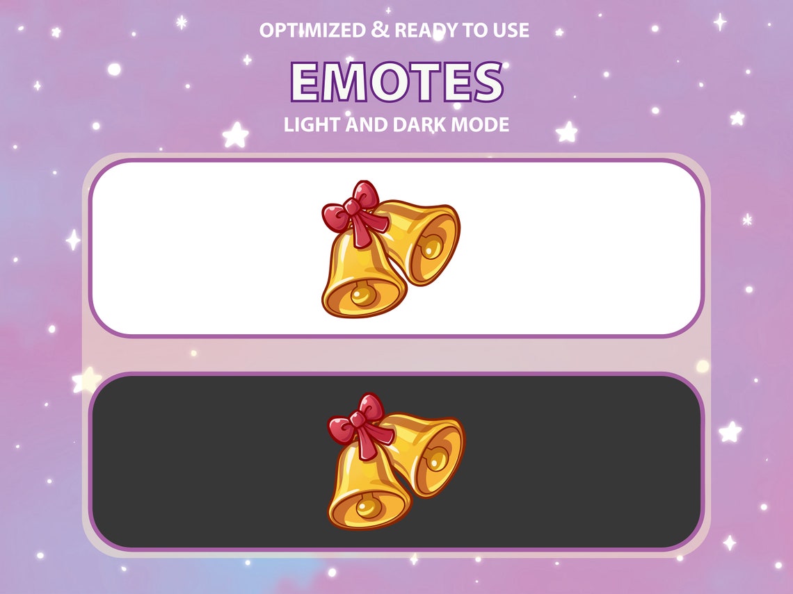 Red Bells Emote Cute Twitch Emote Design Twitch Discord Youtube Channel ...