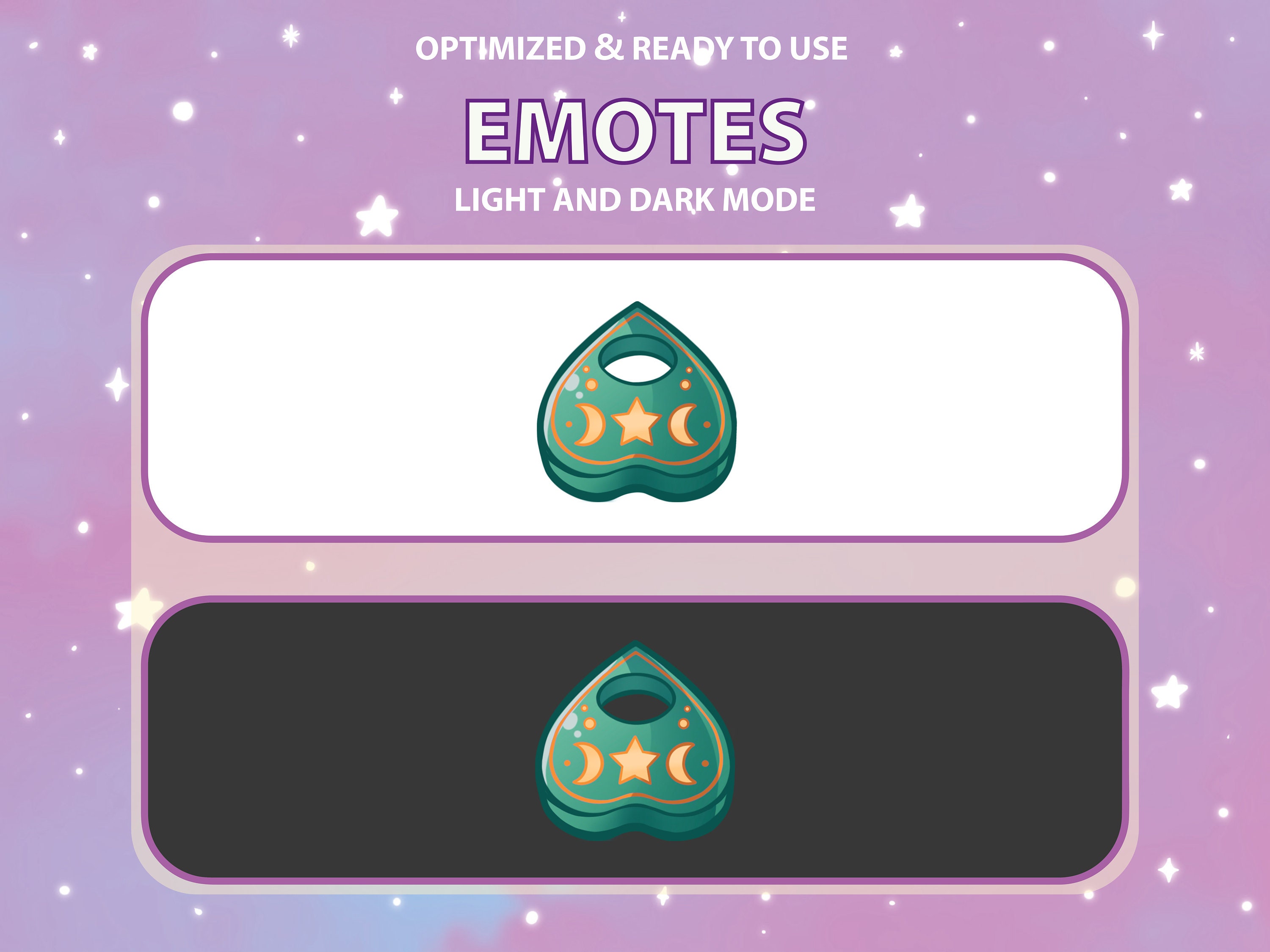 Ouija Pointer Emote | Cute Twitch Emote Design | Twitch Discord Youtube ...